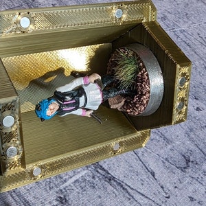 Hero Storage Magnetic Miniature Vault Miniature Storage 3D Printed ...