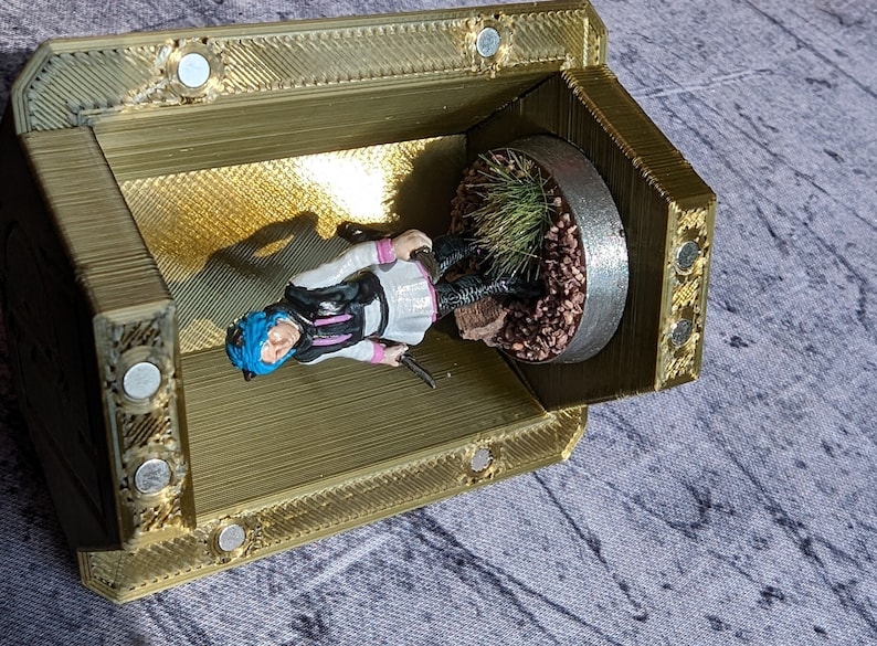 Hero Storage Magnetic Miniature Vault Miniature Storage 3D Printed ...