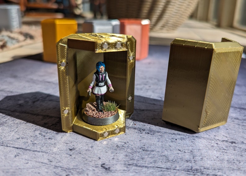 Hero Storage - Magnetic Miniature Vault | Miniature Storage | 3D ...