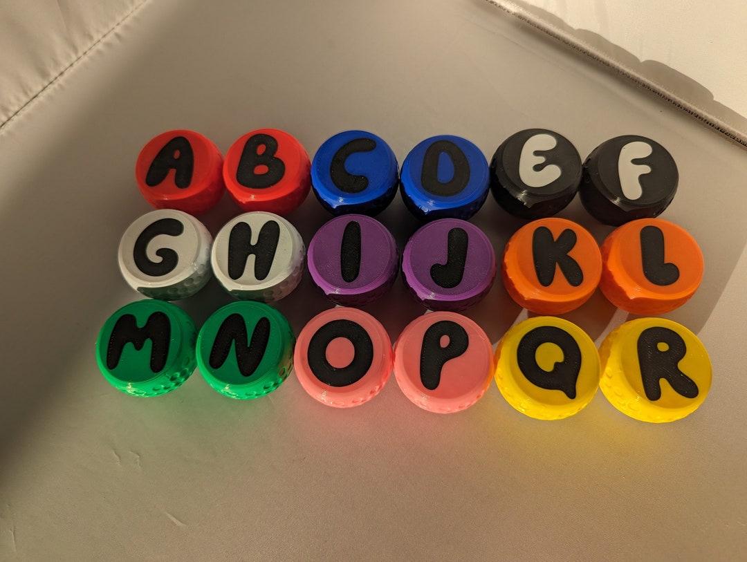 Full Alphabet Playdough Stamps Gifts for Kids Early Learning Playdough ...