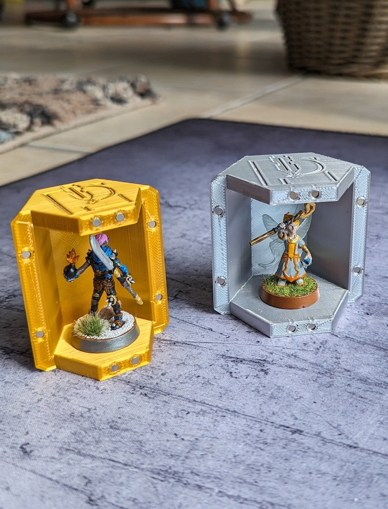 Hero Storage Magnetic Miniature Vault Miniature Storage 3D Printed ...
