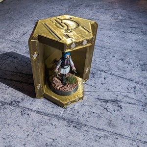 Hero Storage Magnetic Miniature Vault Miniature Storage 3D Printed ...