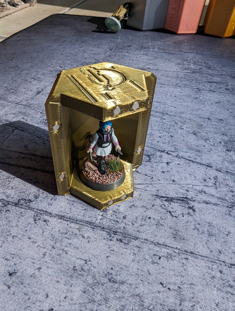 Hero Storage Magnetic Miniature Vault Miniature Storage 3D Printed ...