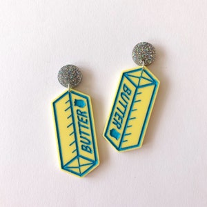 Butter Together Earrings, Stick Butter Earrings, Smooth Like Butter ...