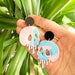Iridescent Melty Skull Earrings, Holographic Pastel Rainbow, Halloween ...