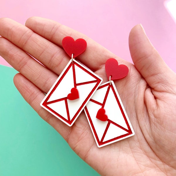 Envelope Earrings - Etsy