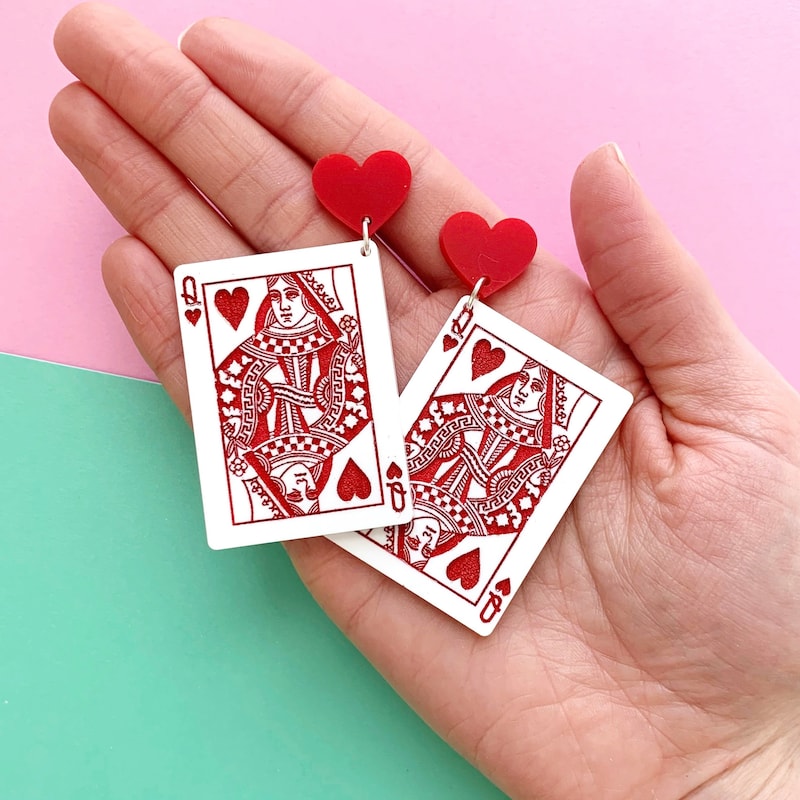 2 of Hearts Playing Cards - Etsy