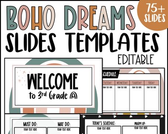 Retro Groovy Powerpoint and Google Slides™ Templates for Teachers - Etsy