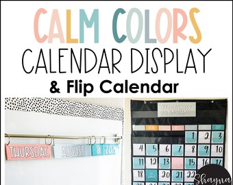 Classroom Flip Calendar - Etsy