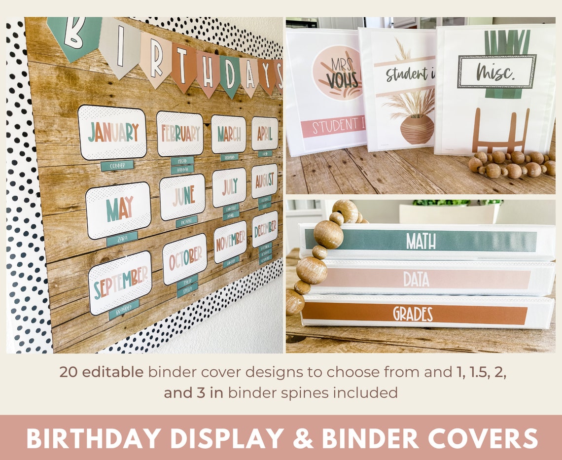 Boho Classroom Decor Boho Classroom Bundle - Etsy