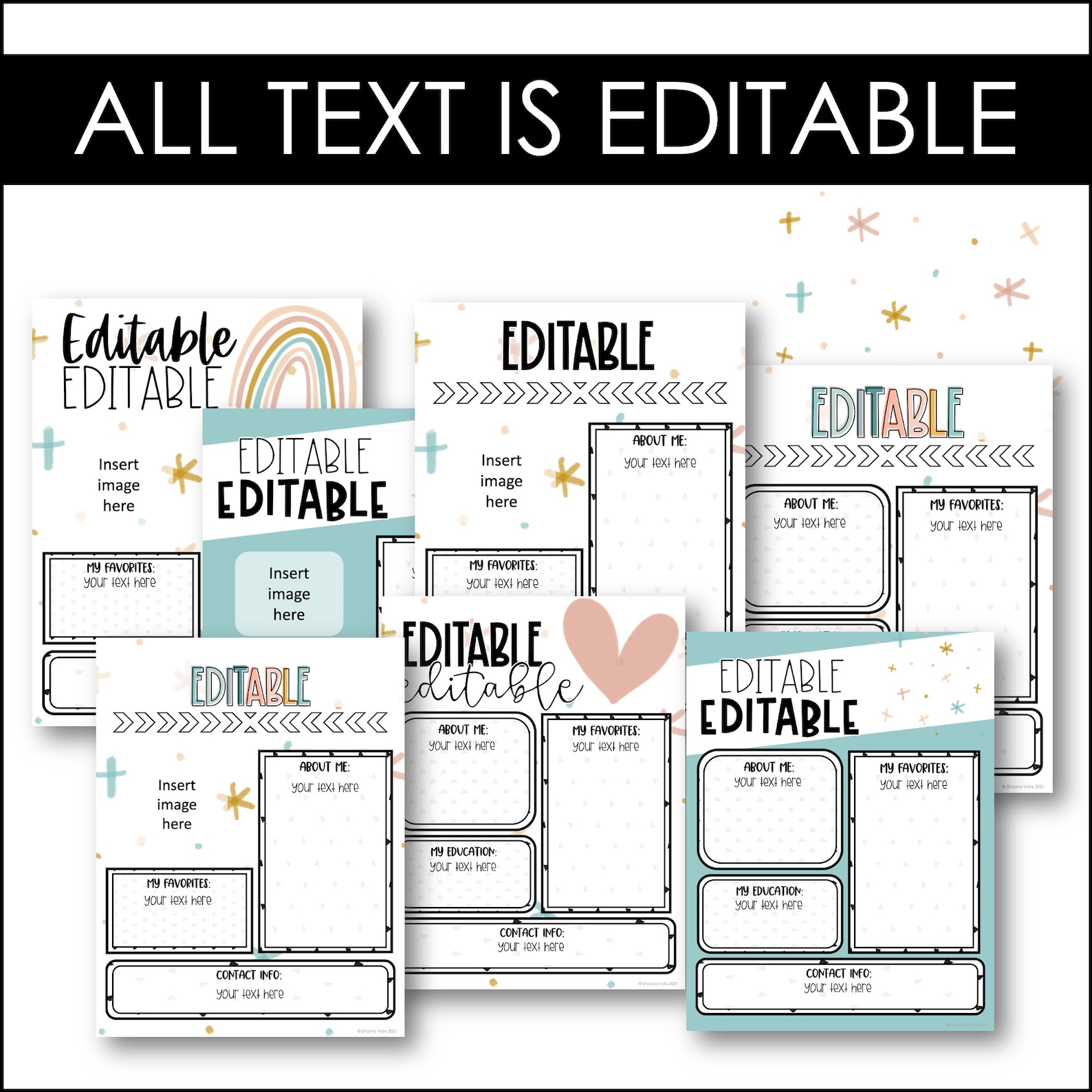 Meet the Teacher Template Editable, Calm Colors Classroom Decor - Etsy