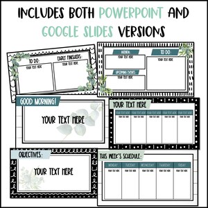 Farmhouse Powerpoint and Google Slides™ Templates for Teachers - Etsy