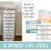 Calm Colors Classroom Cart Labels: Editable, Pastel Decor - Etsy