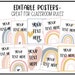 Boho Rainbow Classroom Decor Bundle - Etsy UK