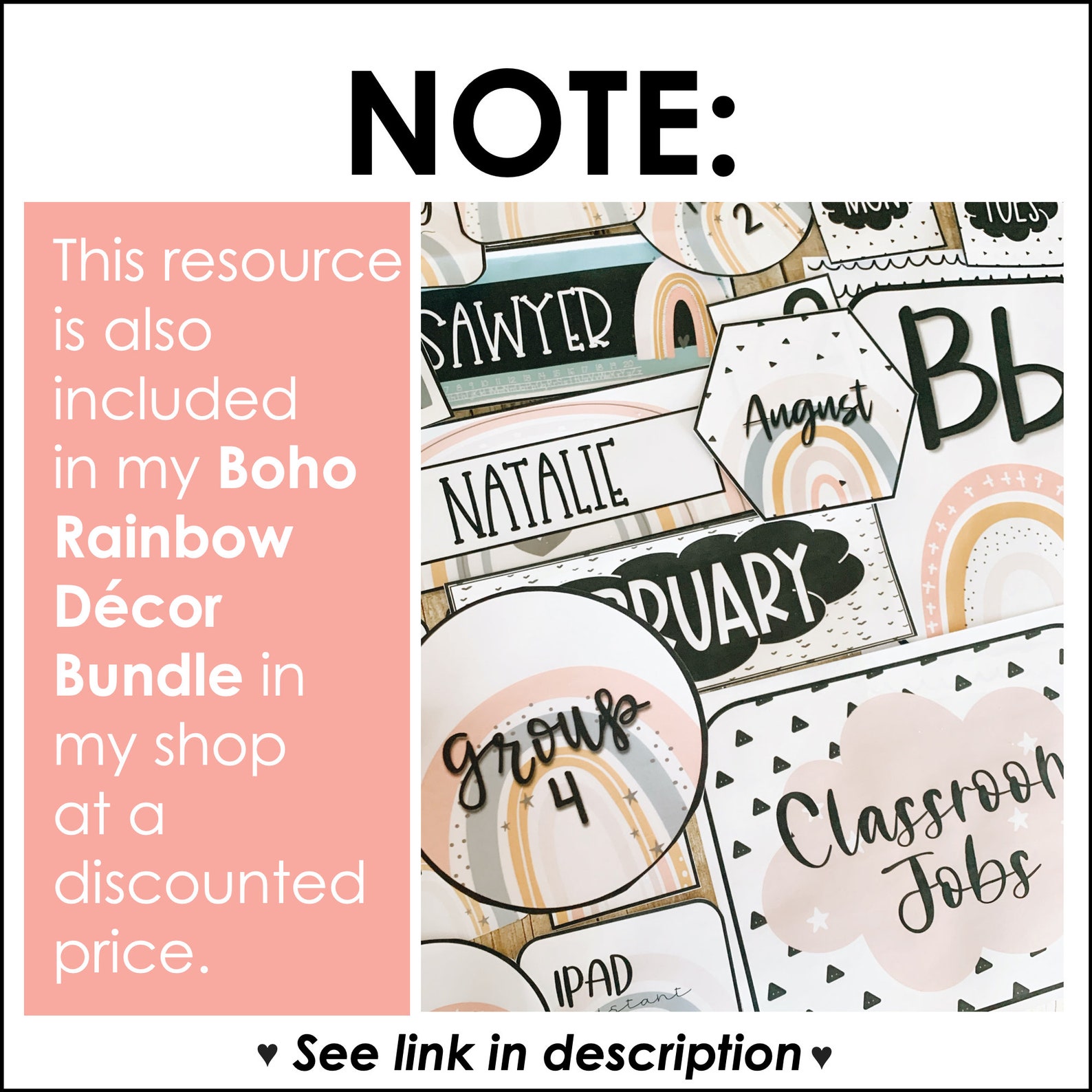 Boho Rainbow Number Posters 0-30 - Etsy