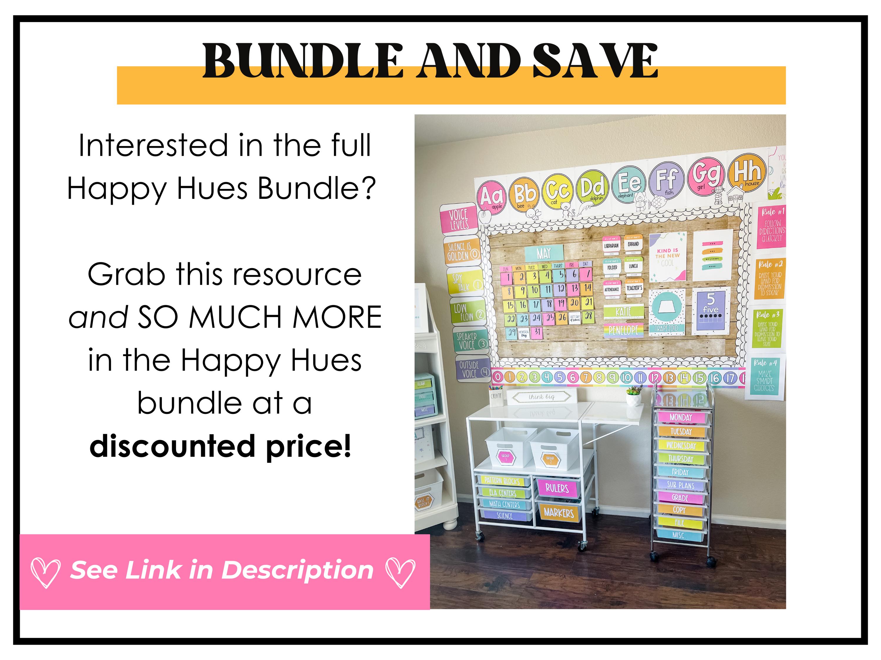 Skip Counting Posters, Skip Counting Chart, Numbers, Bright Rainbow ...