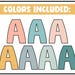 Calm Colors Bulletin Board Letters - Pastel Printable Classroom Letters ...