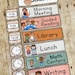 Boho Classroom Schedule Template Editable - Etsy