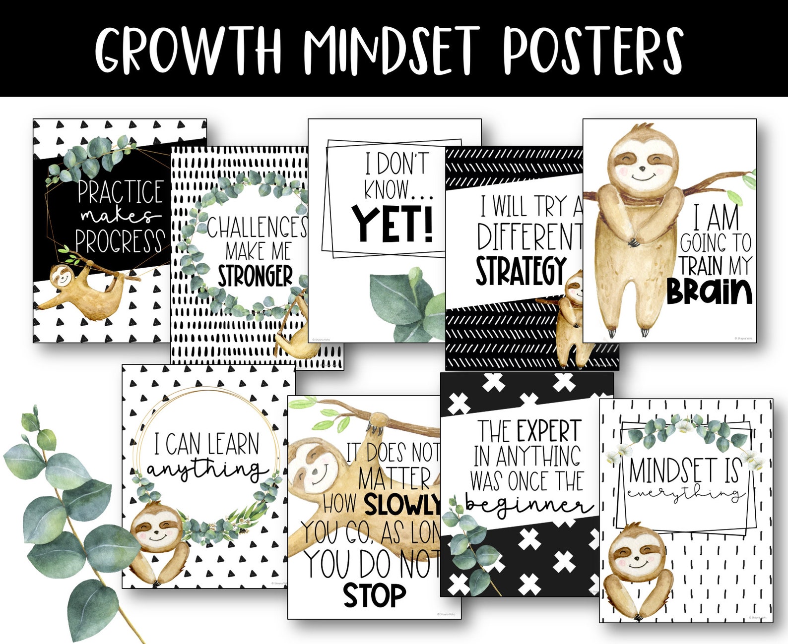 Sloth Classroom Decor Sloth Classroom Theme Sloth Classroom - Etsy