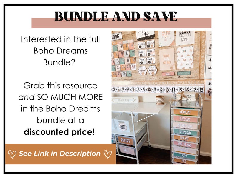 Boho Affirmation Station: Classroom Mirror Decor (editable Posters ...