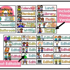 Daily Schedule Template, Daily Schedule Classroom With Pictures ...