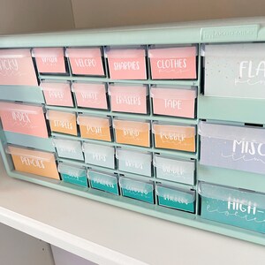 Calm Colors Teacher Toolbox Labels: Editable Classroom Decor - Etsy