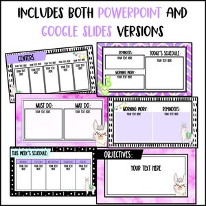 Cactus and Llama Powerpoint and Google Slides™ Templates for Teachers ...