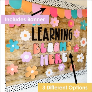 Spring Kindness Bulletin Board Kit: Classroom Decor (digital Download ...