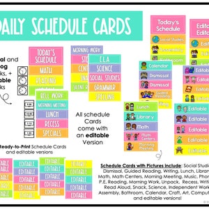 Bright Classroom Decor Bundle: Elementary Printable and Editable - Etsy