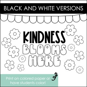 Spring Kindness Bulletin Board Kit: Classroom Decor (digital Download ...