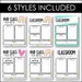 Bright Newsletter Template Editable, Rainbow Monthly Newsletter - Etsy