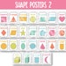 Shape Posters Classroom, Printable, Tropical Vibes Classroom Decor - Etsy