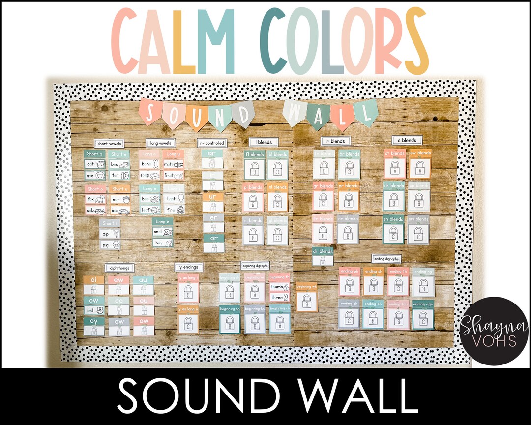 Calm Colors Sound Wall - Etsy