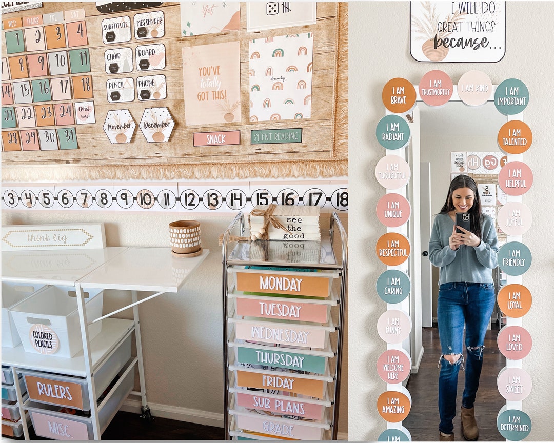 Boho Classroom Decor Boho Classroom Bundle - Etsy