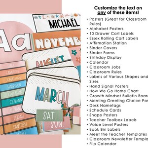 Classroom Decor Bundle Western - Classroom Decor Theme - Boho - Retro ...