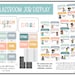 Calm Colors Classroom Jobs Chart Editable, Calming Classroom Decor ...
