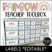 Boho Rainbow Posters, Boho Rainbow Classroom Posters, Boho Rainbow ...