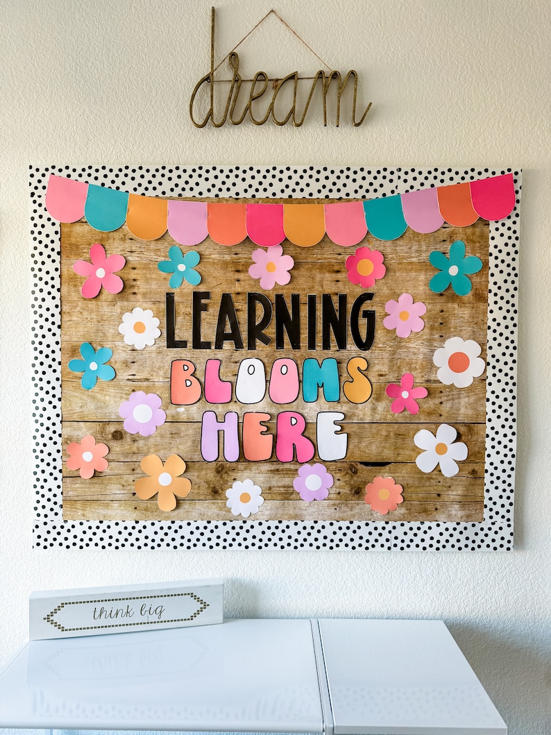 Spring Kindness Bulletin Board Kit: Classroom Decor (digital Download ...