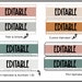 Neutral Boho Classroom Desk Nametags: Editable - Etsy