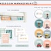 Calm Colors Classroom Decor Bundle: Editable Posters, Labels (canva or ...
