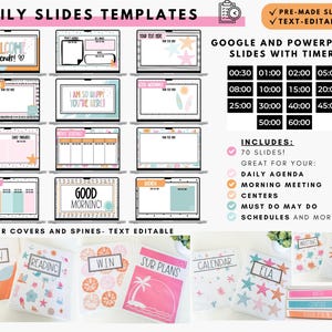 Coastal Sunrise Classroom Decor Bundle: Editable Elementary Theme (PDF ...