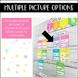 Sound Wall Classroom, Sound Wall Cards - Etsy