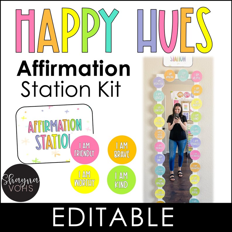 Affirmation Cards Printable for Kids Affirmation Station - Etsy