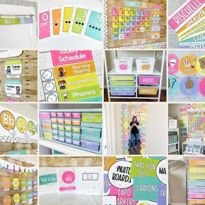 Bright Classroom Decor Bundle Elementary | Classroom Theme | Colorful ...