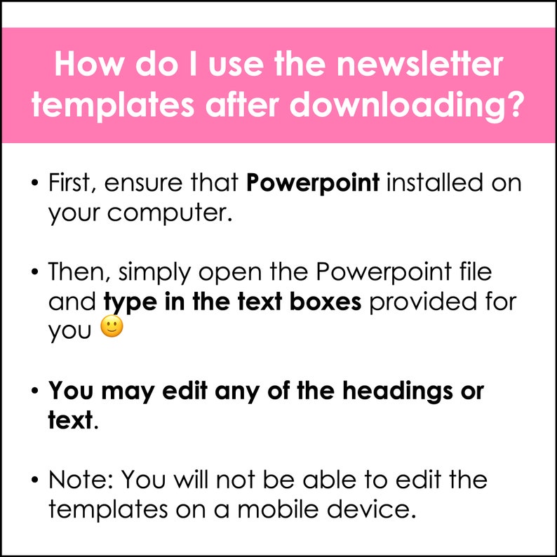 Bright Newsletter Template Editable Rainbow Monthly - Etsy