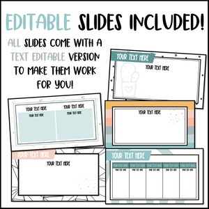 Calm Colors Powerpoint and Google Slides™ Templates for Teachers - Etsy