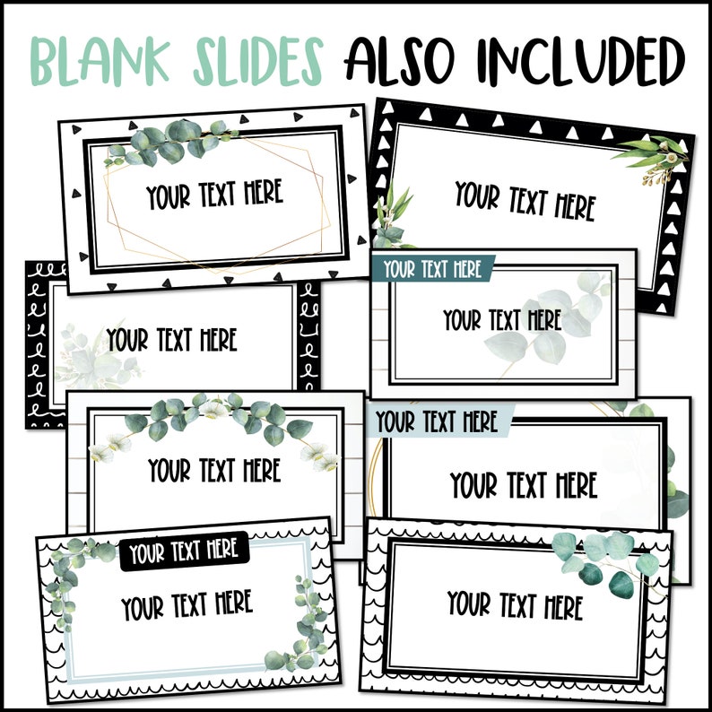 Farmhouse Powerpoint and Google Slides™ Templates for Teachers - Etsy