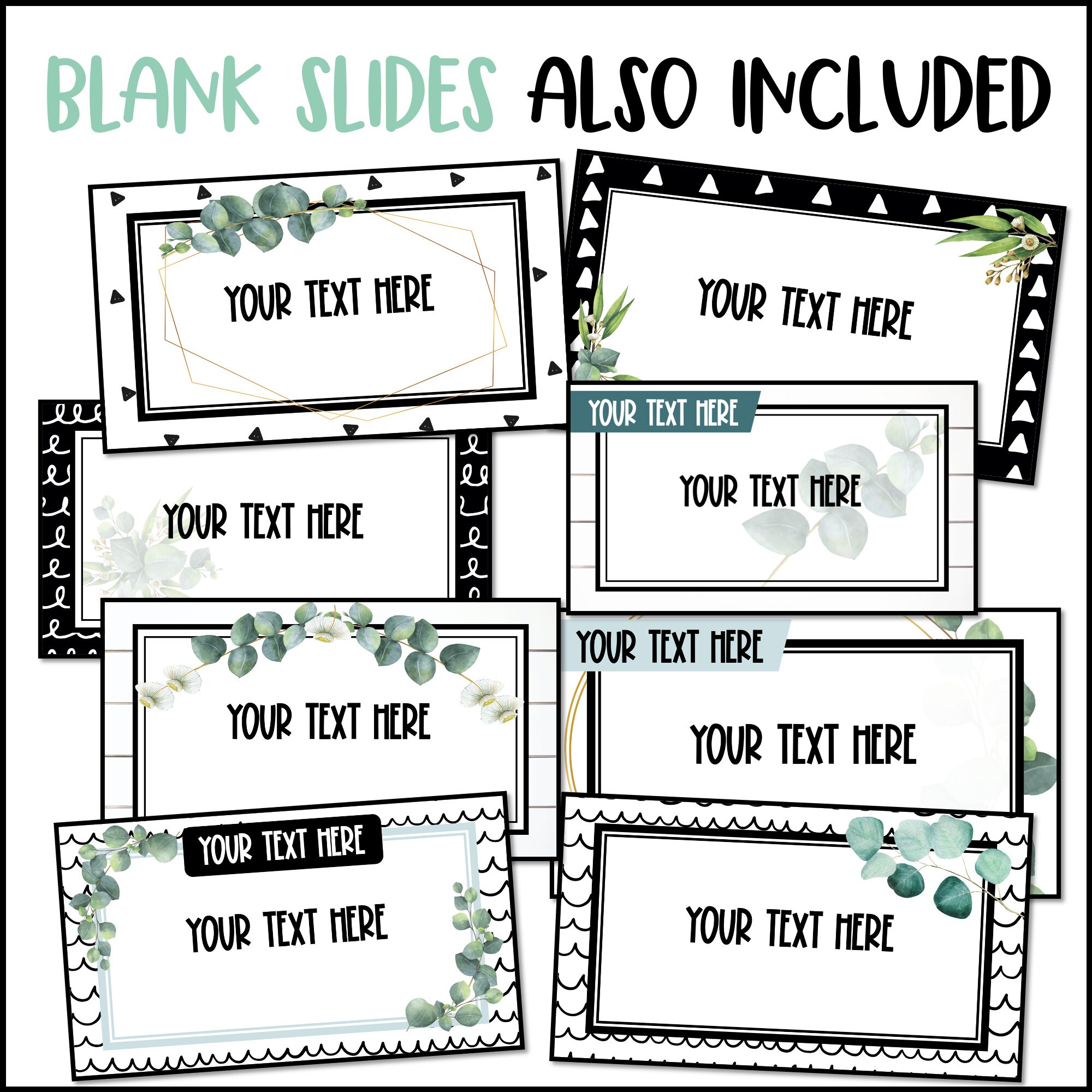 Farmhouse Powerpoint and Google Slides™ Templates for Teachers - Etsy