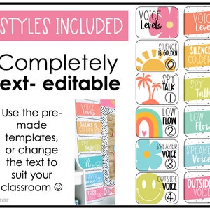 Voice Level Chart, Voice Level in Classroom, Tropical Voice Levels ...