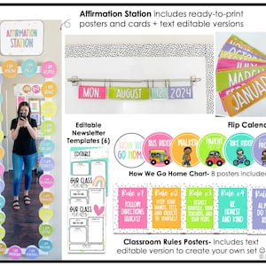 Bright Classroom Decor Bundle Elementary | Classroom Theme | Colorful ...